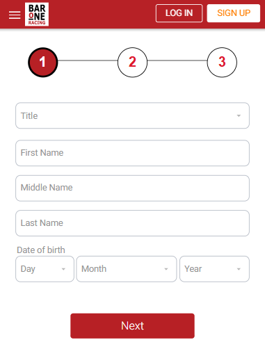 How do I create a Bar One Racing account? – Bar One Racing Help Center